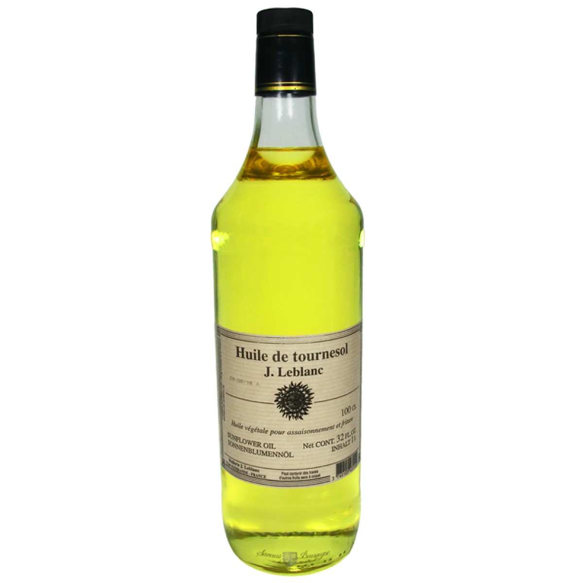Huile de Tournesol 100cl - Saveurs de Bourgogne - Vente de produits du ...