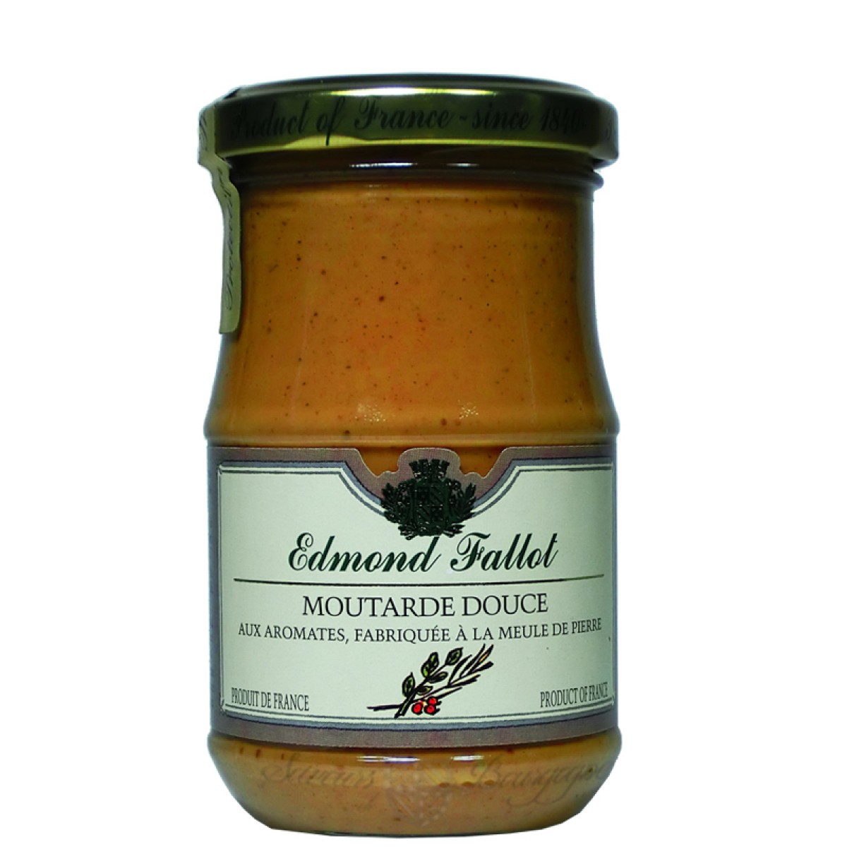 Moutarde Douce aux Aromates 210g Fallot - Saveurs de Bourgogne - Vente ...