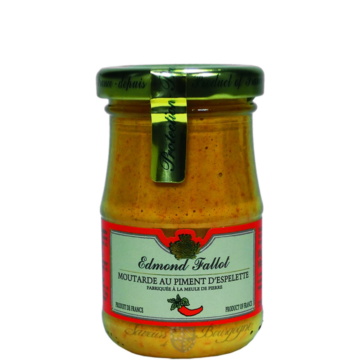 Moutarde au Piment d'Espelette 100g Fallot - Saveurs de Bourgogne ...