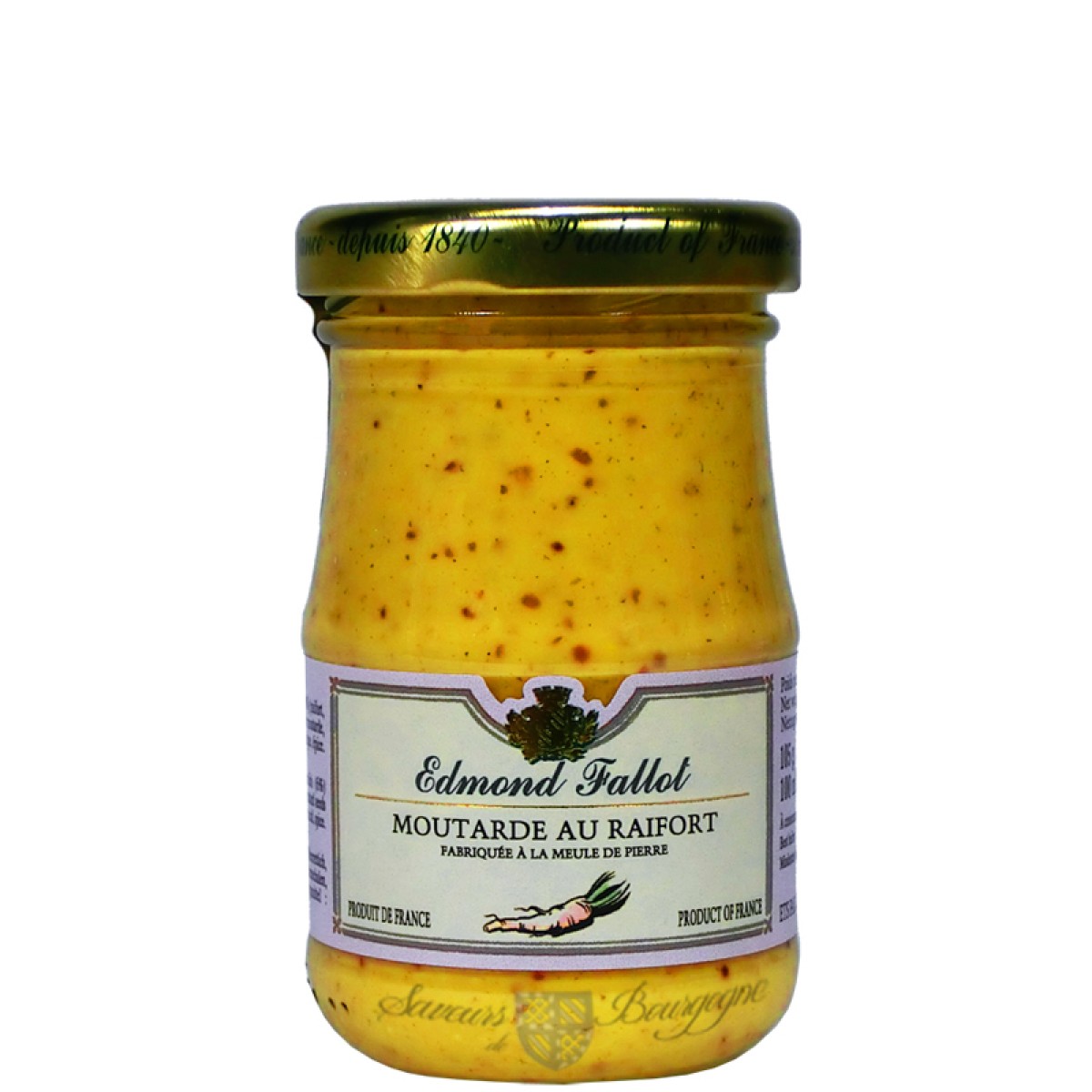 Moutarde au Raifort 100g Fallot - Saveurs de Bourgogne - Vente de ...